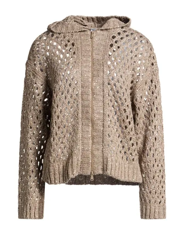 Brunello Cucinelli Silk, Linen, Polyamide, Polyester Cardigan