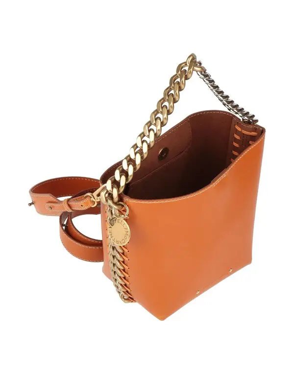 Stella McCartney Bucket Bag With Chain Strap - Brown