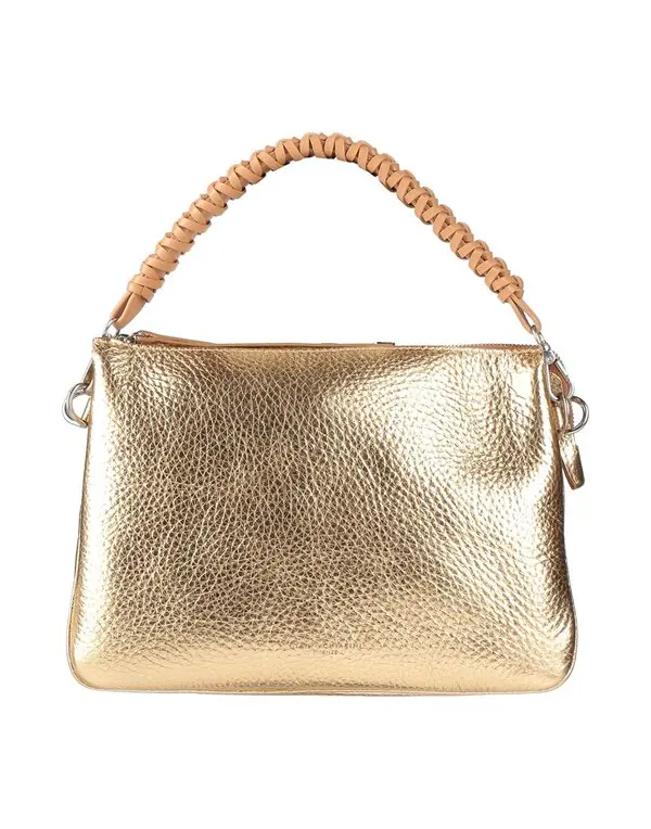 GIANNI CHIARINI Leather Handbag - Gold