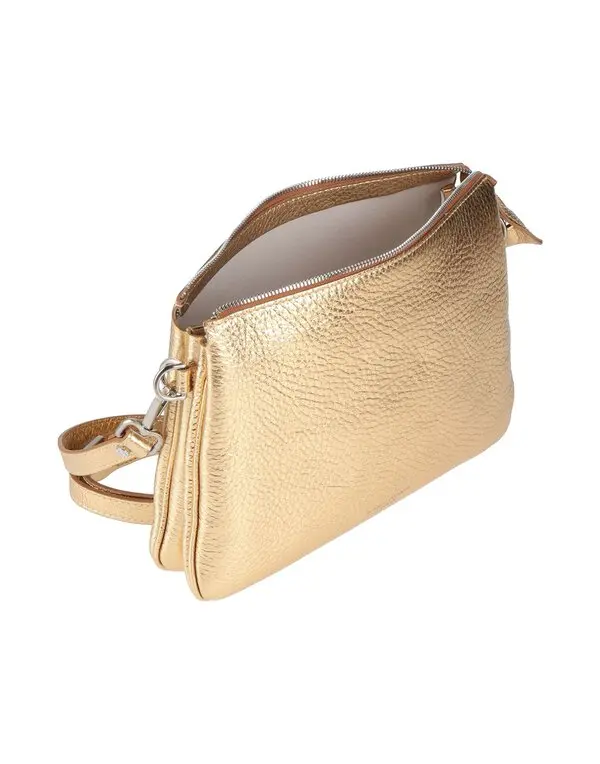 GIANNI CHIARINI Leather Handbag - Gold