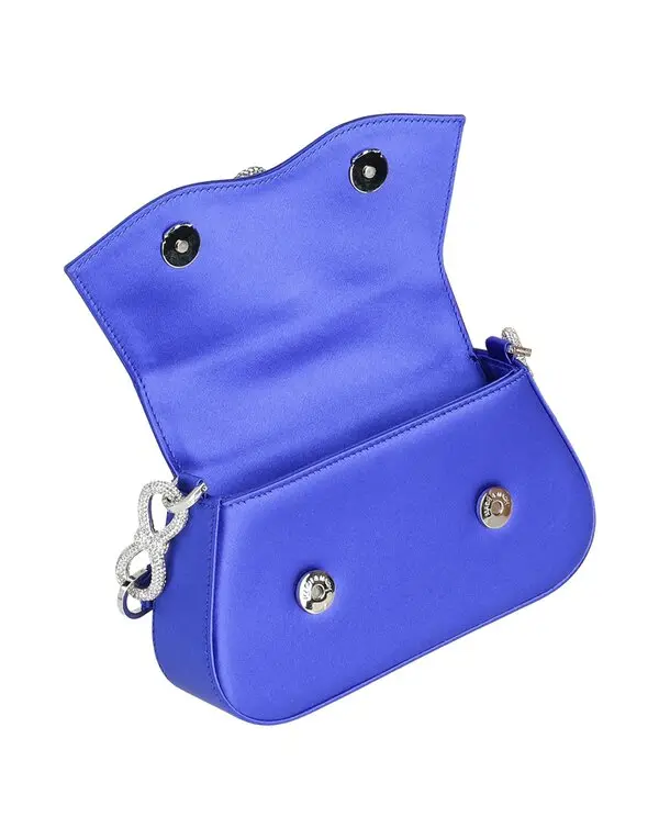 Mach & Mach Embellished Satin Baguette Bag