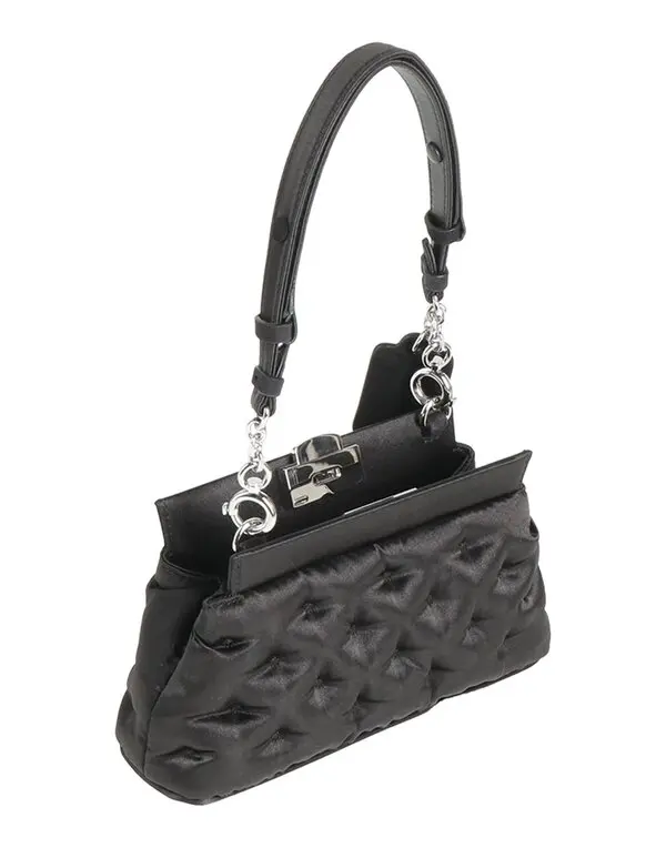 MAISON MARGIELA Quilted Satin Clutch With Detachable Top Handle
