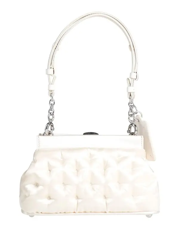 MAISON MARGIELA Polyamide And Cow Leather Clutch - Off White