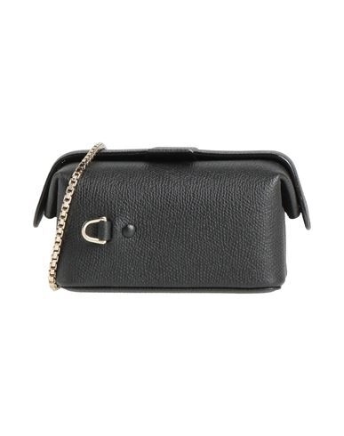 VALEXTRA Cross-body Bag Calfskin - Black