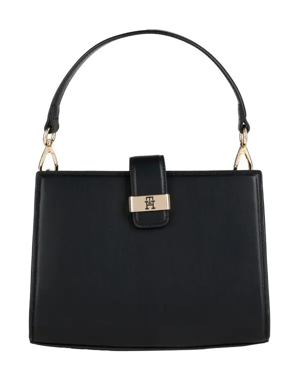 Tommy Hilfiger Structured Tote With Logo Clasp