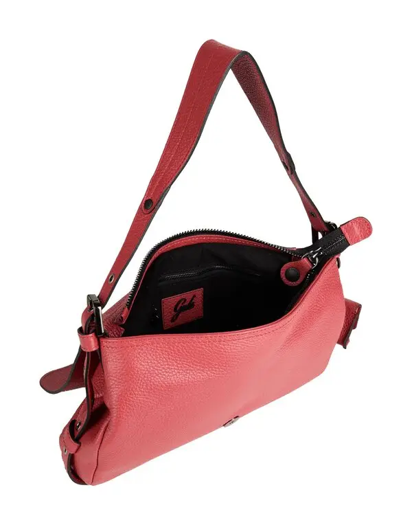 GABS Calfskin Flap Handbag - Tomato Red