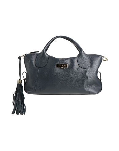 BALDININI Pebbled Leather Large Bowler Bag