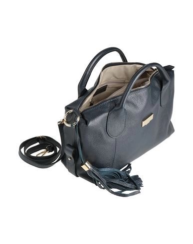 BALDININI Pebbled Leather Large Bowler Bag