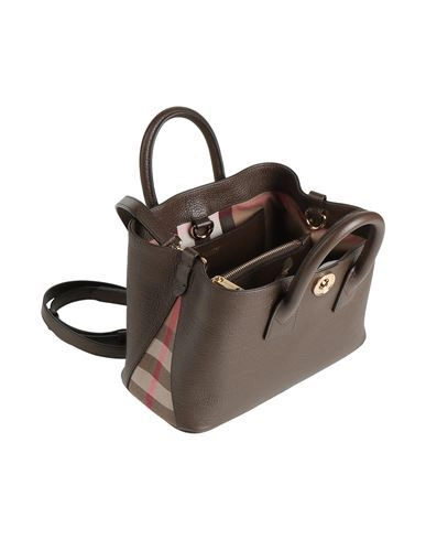 Burberry Calfskin Handbag - Brown