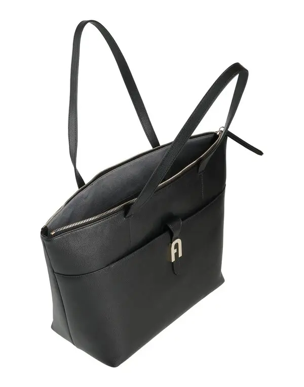 Furla Pebbled Leather Maxi Tote Bag