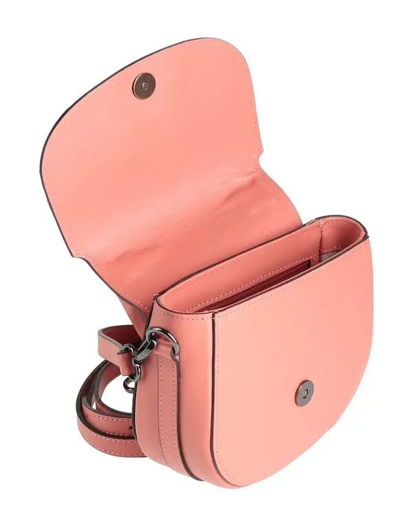 Peserico Embellished Leather Saddle Bag - Red