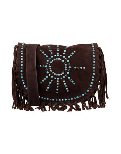 ARIZONA LOVE Cow Leather Cross-body Bag - Dark Brown