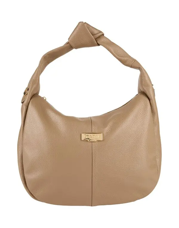 BALDININI Hobo Bag Pebbled Leather