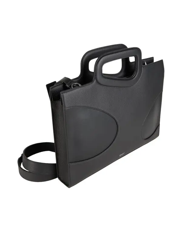FERRAGAMO Calfskin Handbag - Black