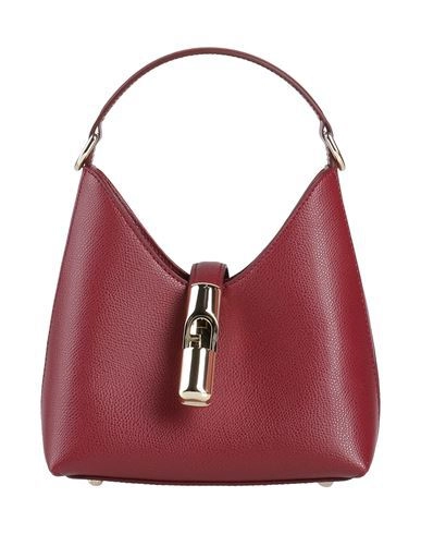 Furla Leather Tote Bag - Burgundy