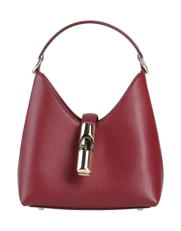 Furla Leather Tote Bag - Red