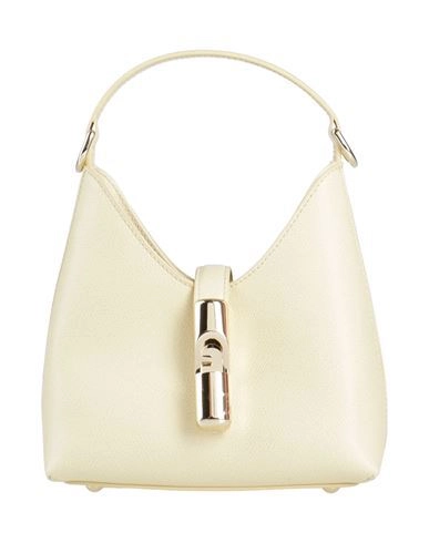 Furla Handbag Khaki Leather - Yellow