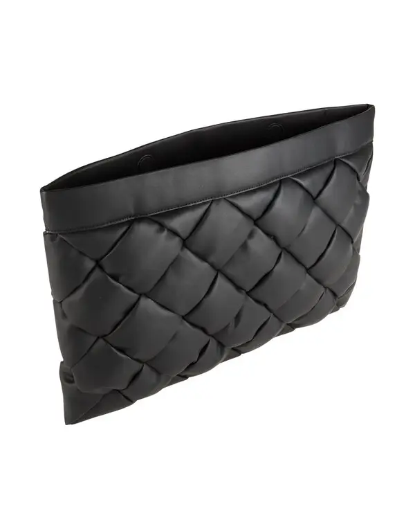 Fabiana Filippi Quilted Maxi Clutch Bag - Black