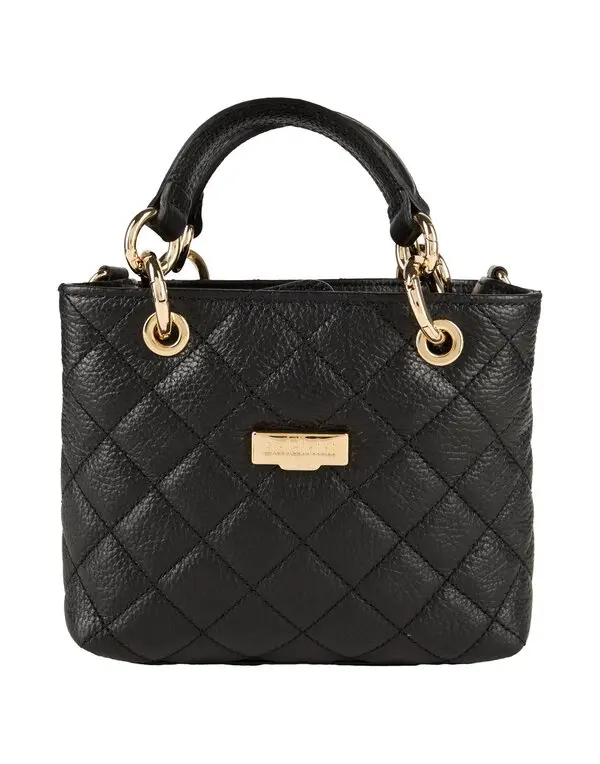 BALDININI Quilted Leather Bucket Bag