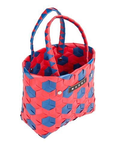 Marni Handbag Polypropylene, Leather - Red