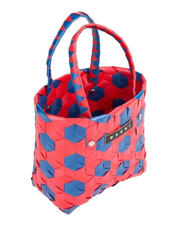 Marni Handbag Polypropylene, Leather - Red