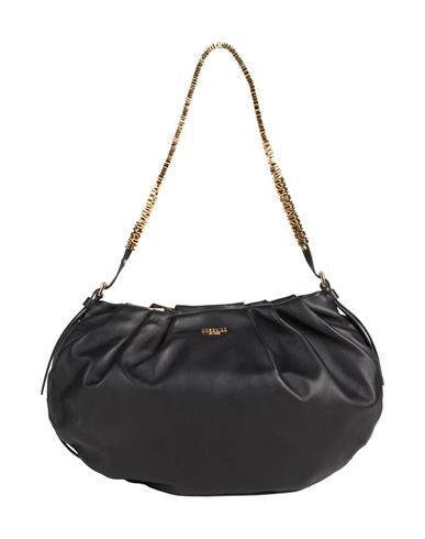 Moschino Shoulder Bag Leather - Black