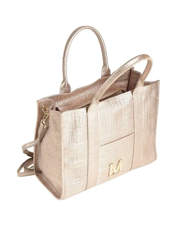 MARC ELLIS Metallic Leather Tote Bag