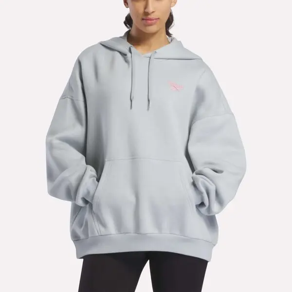 REEBOK Relaxed Fleece Hoodie - Breeze