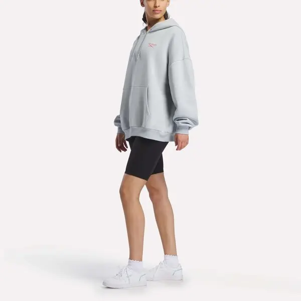 REEBOK Relaxed Fleece Hoodie With Graphic Back Detail