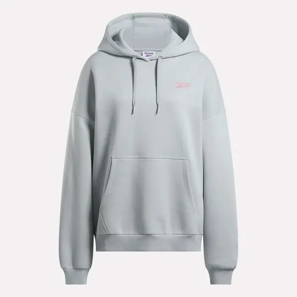 REEBOK Relaxed Fleece Hoodie With Graphic Back Detail