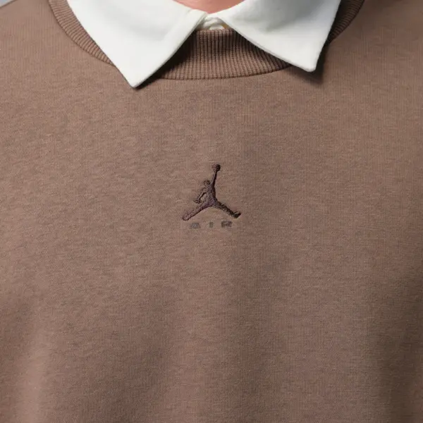 JORDAN Brooklyn Oversized Fleece Crew-neck Sweatshirt