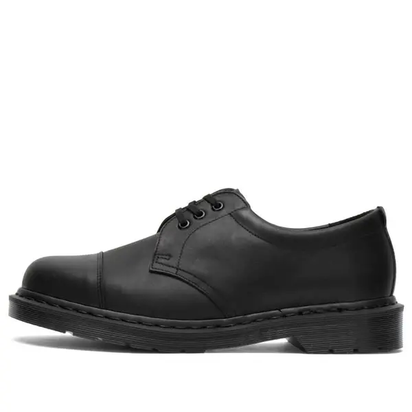 Dr. Martens X Mhl 1461 Shoe - Black Grained Oiled