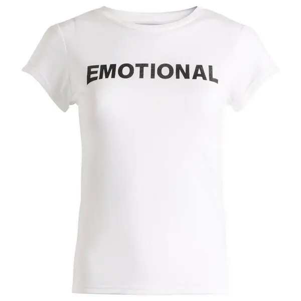 PEACHY DEN Emotional" Printed T-shirt