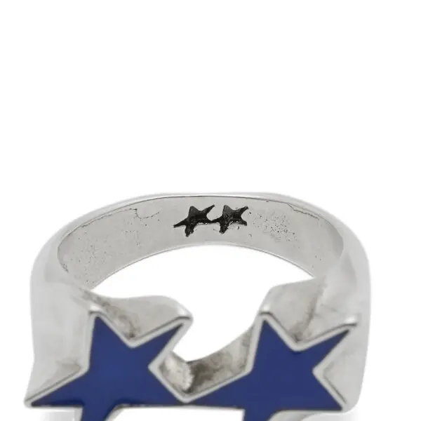 TWOJEYS Icon Blue Enameled Single Ring