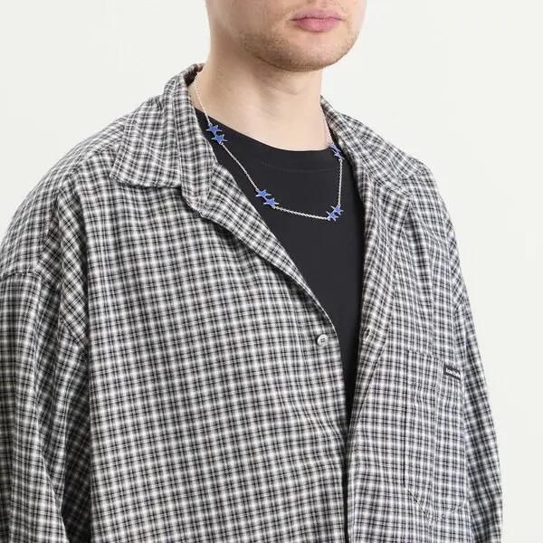 TWOJEYS Blue Enameled Icon Necklace