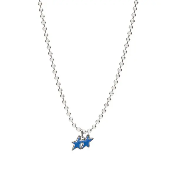 TWOJEYS Melted Stars Ball Necklace - Blue