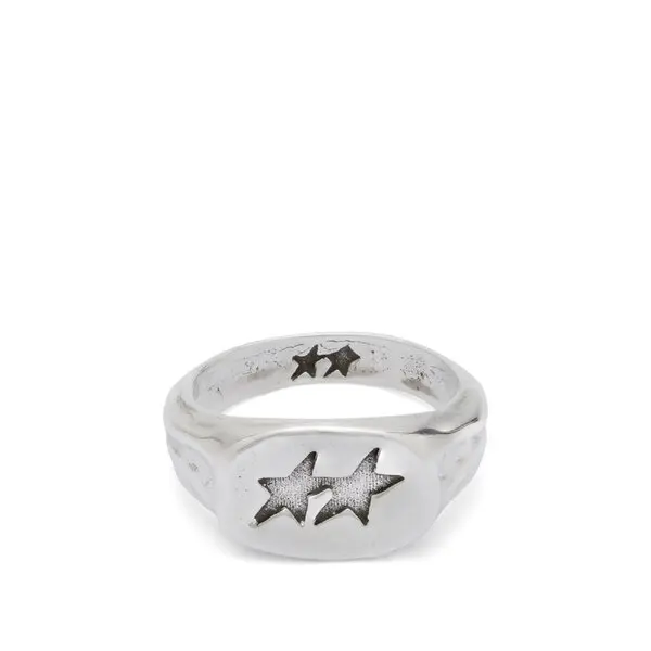 TWOJEYS Superstar Signet Ring - Silver