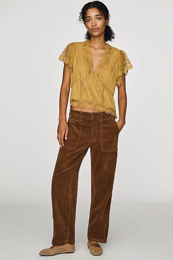 Citizens Of Humanity Wslow Utility Corduroy Pants - Manuka