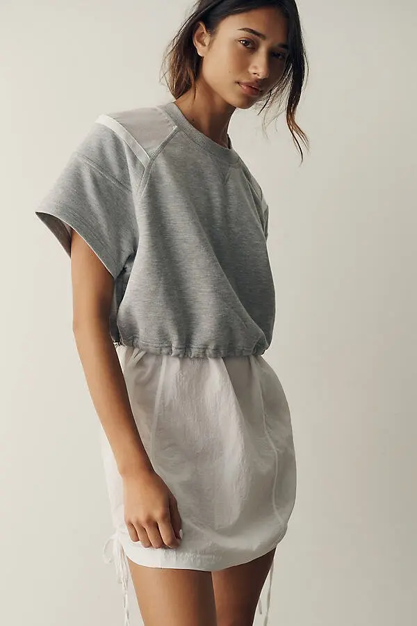 Daily Practice Bubble Better Mi Dress - Light Grey