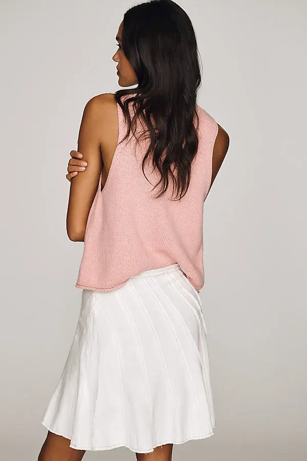 Anthropologie The Exposed Mini Skirt