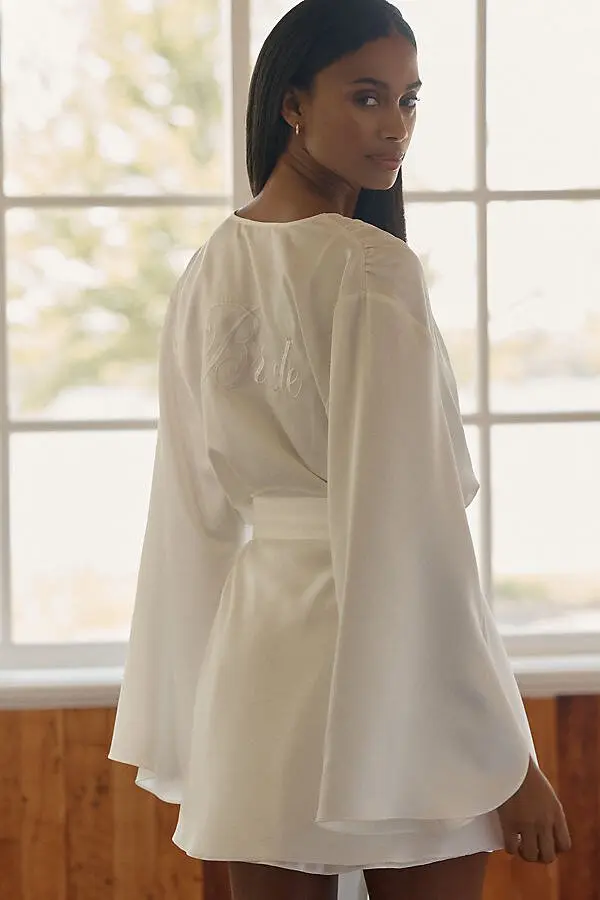 Rya Collection Embroidered Bride Robe