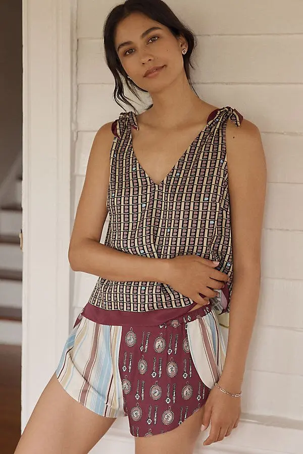 LYREBIRD Silken Split-prt Shorts