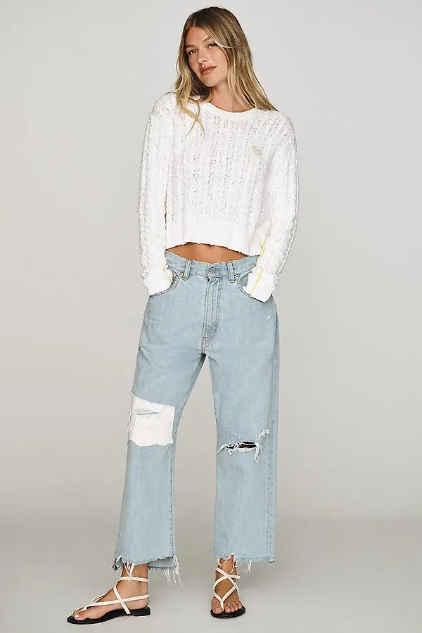 KERRI ROSENTHAL Dune Cotton Sweater