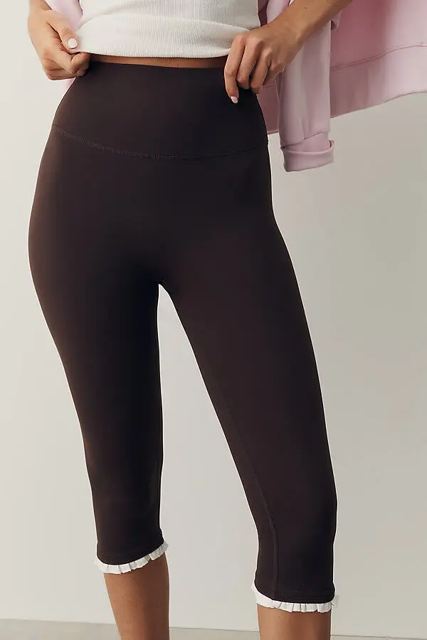 Astoria Activewear Ruffled Capri Legggs