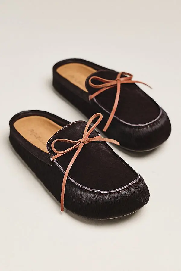 Matisse Mavy Leather Mule Flats - Espresso