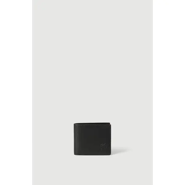 Brunello Cucinelli Brushed Leather Wallet - Black