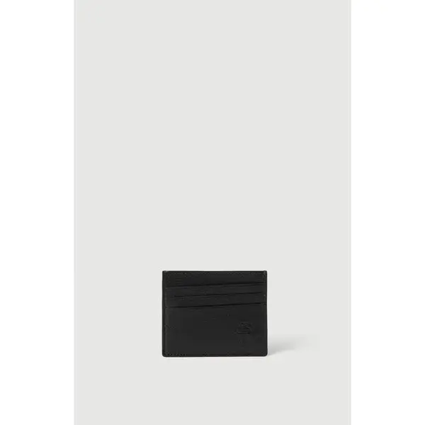 Brunello Cucinelli Brushed Leather Card Holder - Black