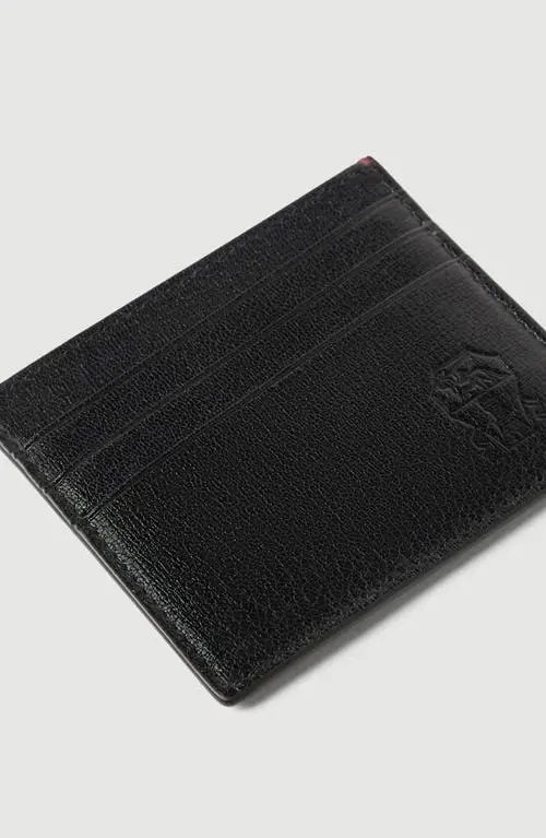 Brunello Cucinelli Brushed Leather Card Holder