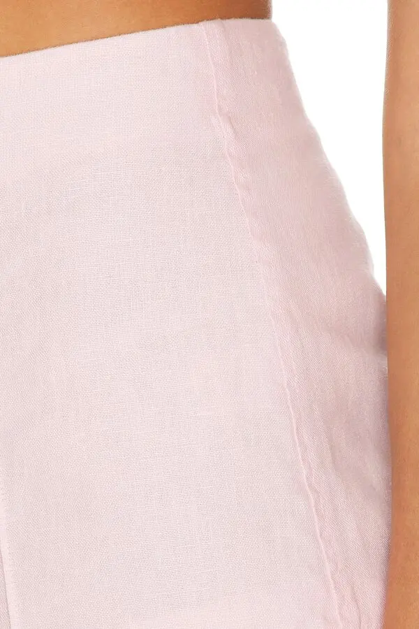 HELSA Washed Linen Micro Short - Classic Pink