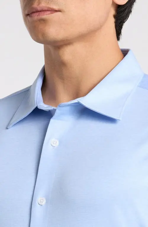 Nordstrom Tiller Lux Cotton Knit Button-up Shirt